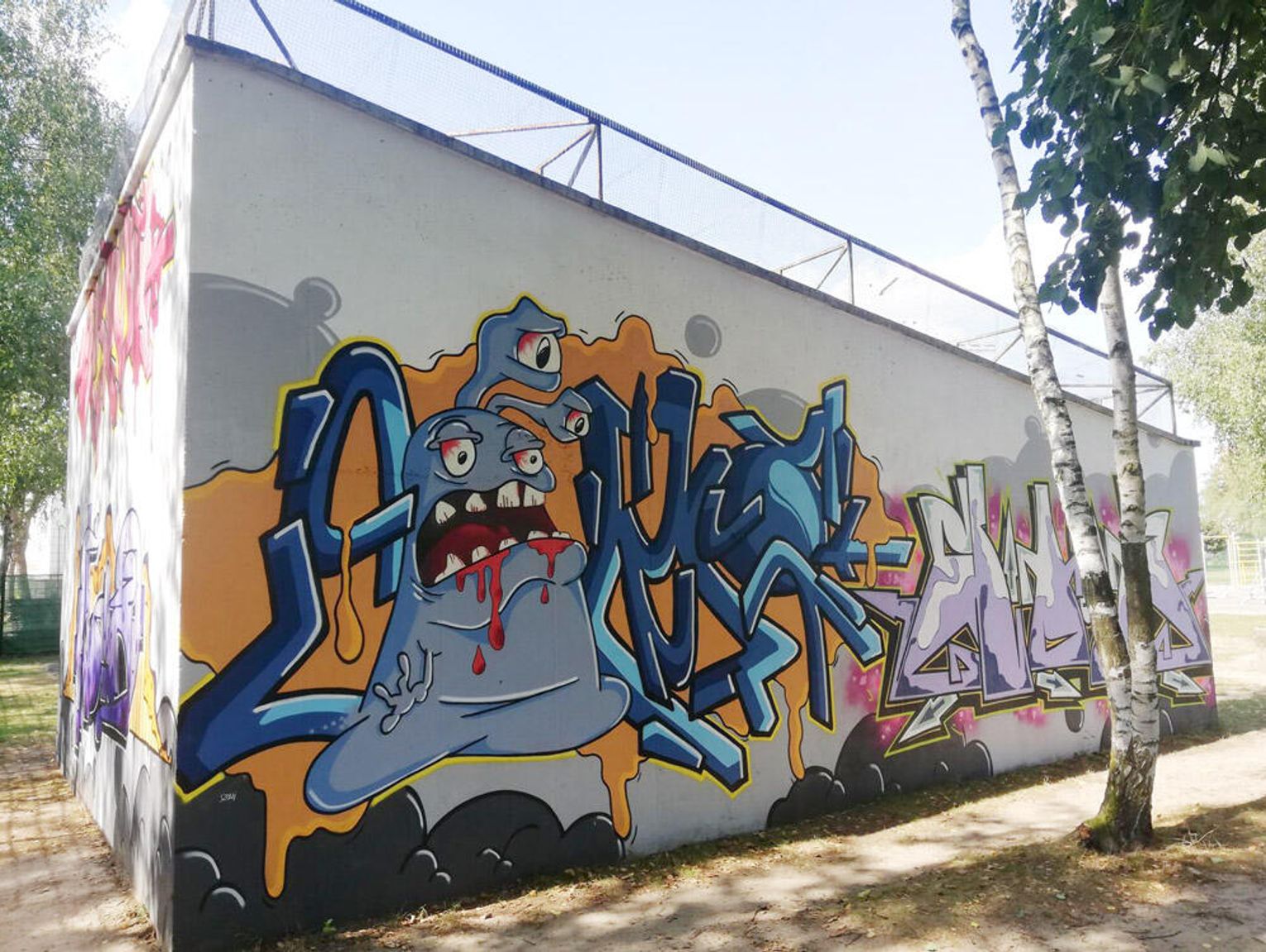 Kolorowe graffiti zamiast bohomazów. Grupa lokalnych artystów ...
