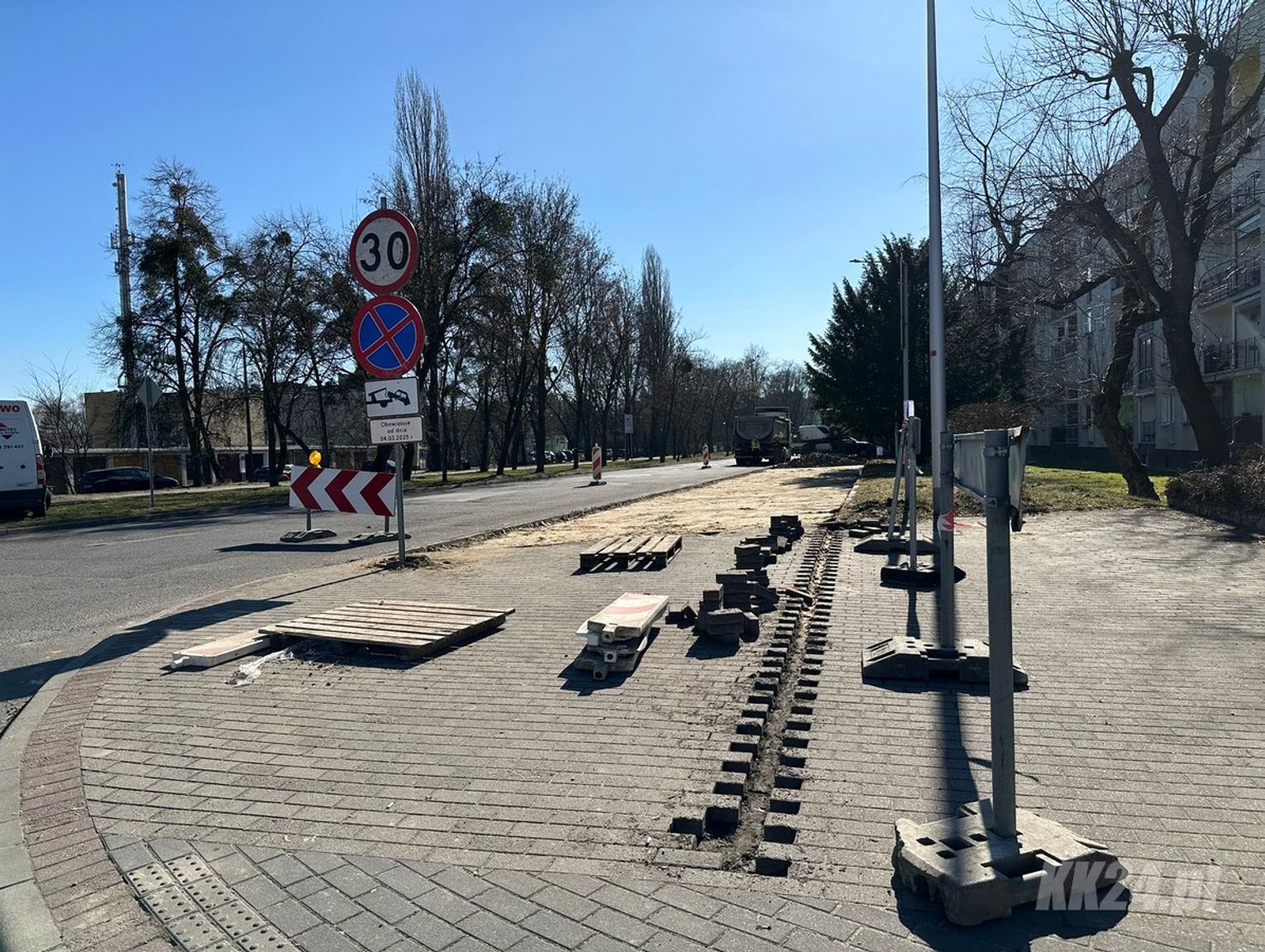 Rozpoczęła się przebudowa ulicy Józefa Bema na Pogorzelecu